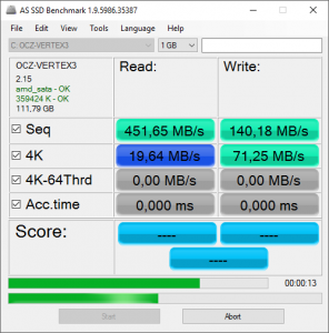 AS SSD Benchmark – Mandaz
